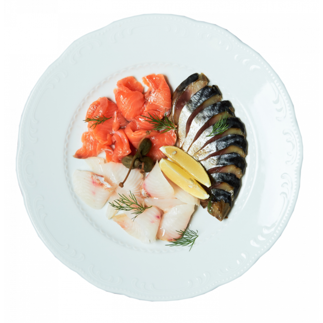 Рыбное ассорти — Закуски — Баран и бисер — Доставка Bellini